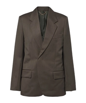 Victoria Beckham Virgin Wool Twill Blazer - No