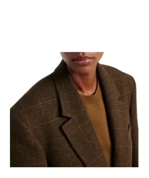 RÓHE Checked Oversized Wool Blazer