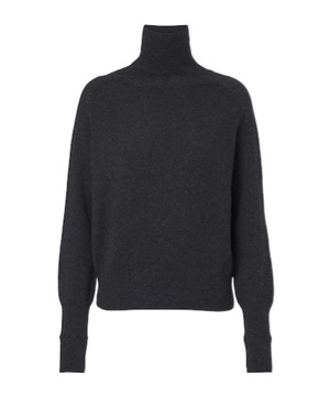 Victoria Beckham Marie Wool Turtleneck Sweater - Black