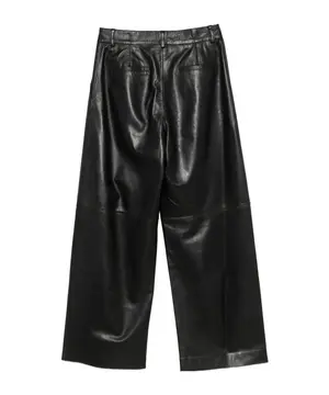P.a.r.o.s.h Leather Wide-leg Trousers