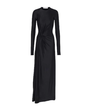 Victoria Beckham Florence Gathered Jersey Gown - Black