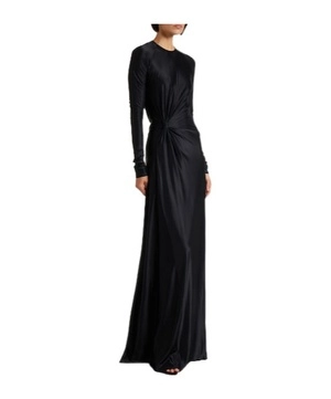 Victoria Beckham Florence Gathered Jersey Gown