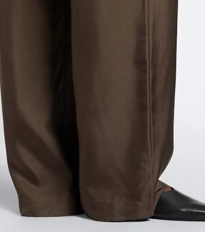 RÓHE Silk Wide-leg Pants