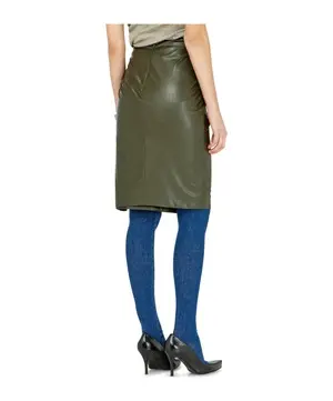 DIESEL® Draped Pencil Skirt With Split