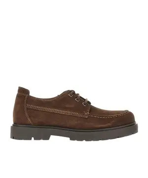 BIRKENSTOCK Highwood Suede Lug-sole Lace-up Shoes - Brown