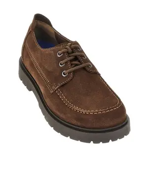 BIRKENSTOCK Suede Lug-sole Lace-up Shoes - Brown