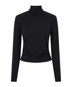 JAMES PERSE Cotton-blend Jersey T-shirt - Black