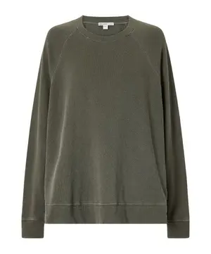 JAMES PERSE Cotton-jersey Sweatshirt - Black