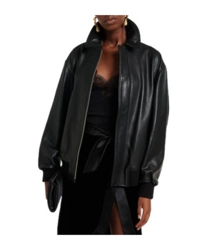 Nour Hammour Toyen Leather Blouson Jacket