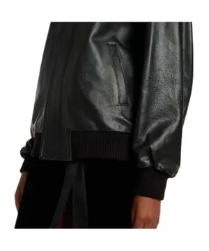 Nour Hammour Toyen Leather Blouson Jacket