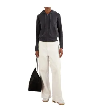 JAMES PERSE Solid Cotton-terry Hoodie
