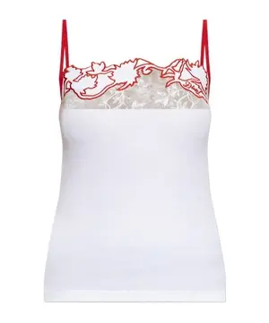 DIESEL® Lace Knit Camisole - White