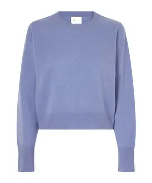 Le Kasha Cropped Cashmere Sweater - Purple