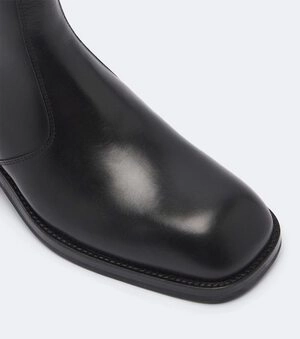 LEMAIRE Leather Ankle Boots