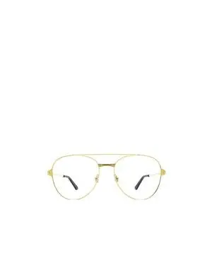 Cartier Aviator Frame Glasses - Nude