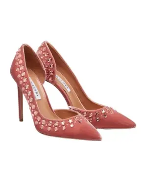 AQUAZZURA Embellished Pumps - Red