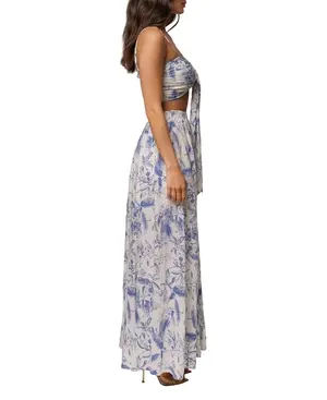 JLUXLABEL Abstract Blooming Garden Skirt Set