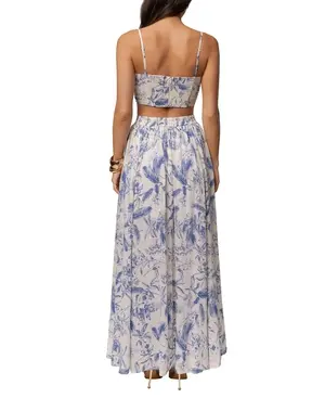 JLUXLABEL Abstract Blooming Garden Skirt Set