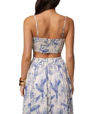 JLUXLABEL Abstract Blooming Garden Skirt Set