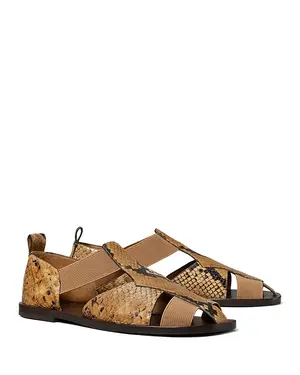 Tory Burch Fisherman Sandals - Brown Roccia