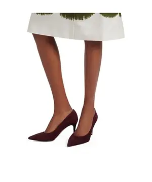 GIANVITO ROSSI Solid Suede Pumps