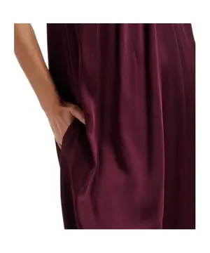 Stella McCartney Embellished Halterneck Satin Jumpsuit