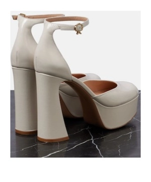 GIANVITO ROSSI Patent Leather Platform Pumps