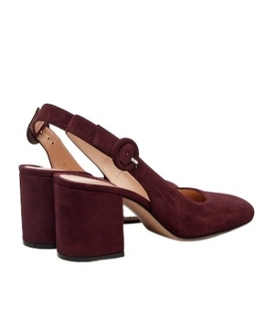 GIANVITO ROSSI Suede Slingback Pumps