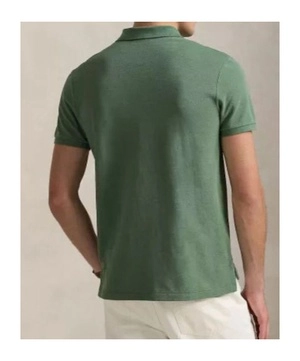 Polo Ralph Lauren Logo-embroidered Straight Hem Polo Shirt - Green