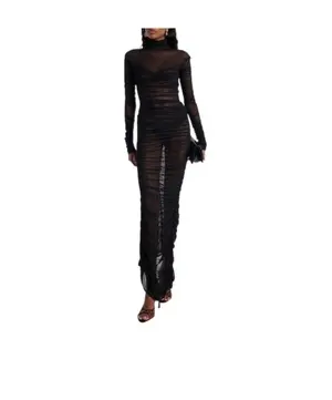 Amina Muaddi Leopard-print Mesh Mules
