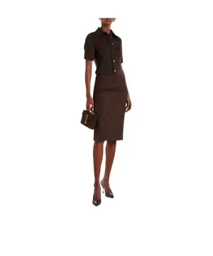 GIANVITO ROSSI Leather-trimmed Slingback Pumps