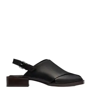 LEMAIRE Cross Sandals - Black