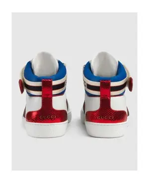 Gucci Stripe Ace High-top Sneakers