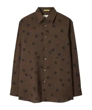 Paul Smith Shadow Polka Viscose-wool Shirt