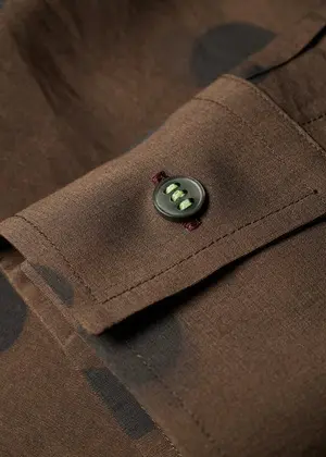 Paul Smith Shadow Polka Viscose-wool Shirt