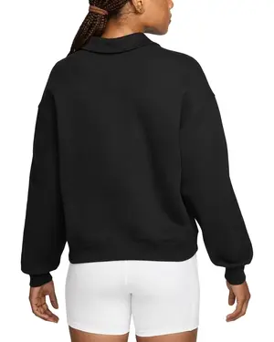 Nike Court Collection Long Sleeve Fleece Polo