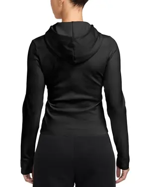 Nike Sportswear Chill Knit Slim Long Sleeve Full Zip Top - Black/white