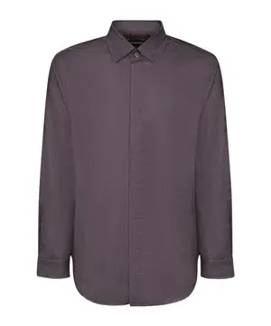 Emporio Armani Long-sleeved Shirt - Black