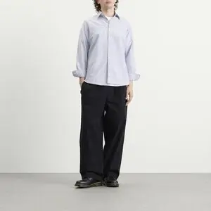 NO PROBLEMO Oxford Stripe Ls Shirt