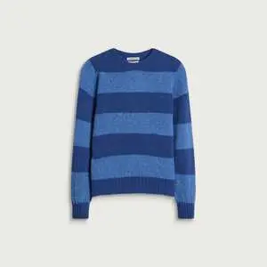 You Must Create Suedehead Stripe Knit - Blue