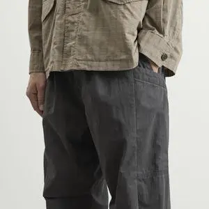 SNOW PEAK Pigment Washed Trousers