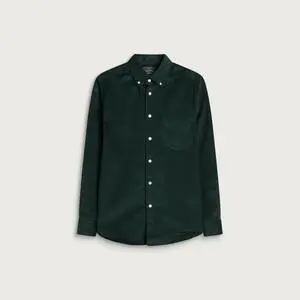 Portuguese Flannel Lobo Button Down Corduroy Shirt - Green
