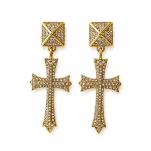 Jagged Halo Jewelry Studded Earrings