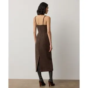 Ralph Lauren Jocey Wool-blend Donegal Tweed Day Dress