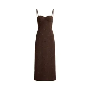 Ralph Lauren Jocey Wool-blend Donegal Tweed Day Dress