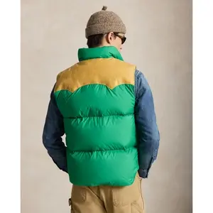 Ralph Lauren Leather-yoke Down Vest