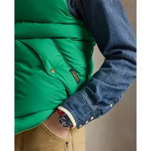 Ralph Lauren Leather-yoke Down Vest