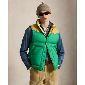 Ralph Lauren Leather-yoke Down Vest