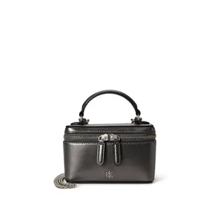 Ralph Lauren Metallic Small Hallee Crossbody Bag