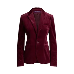 Ralph Lauren Parker Stretch Velvet Jacket